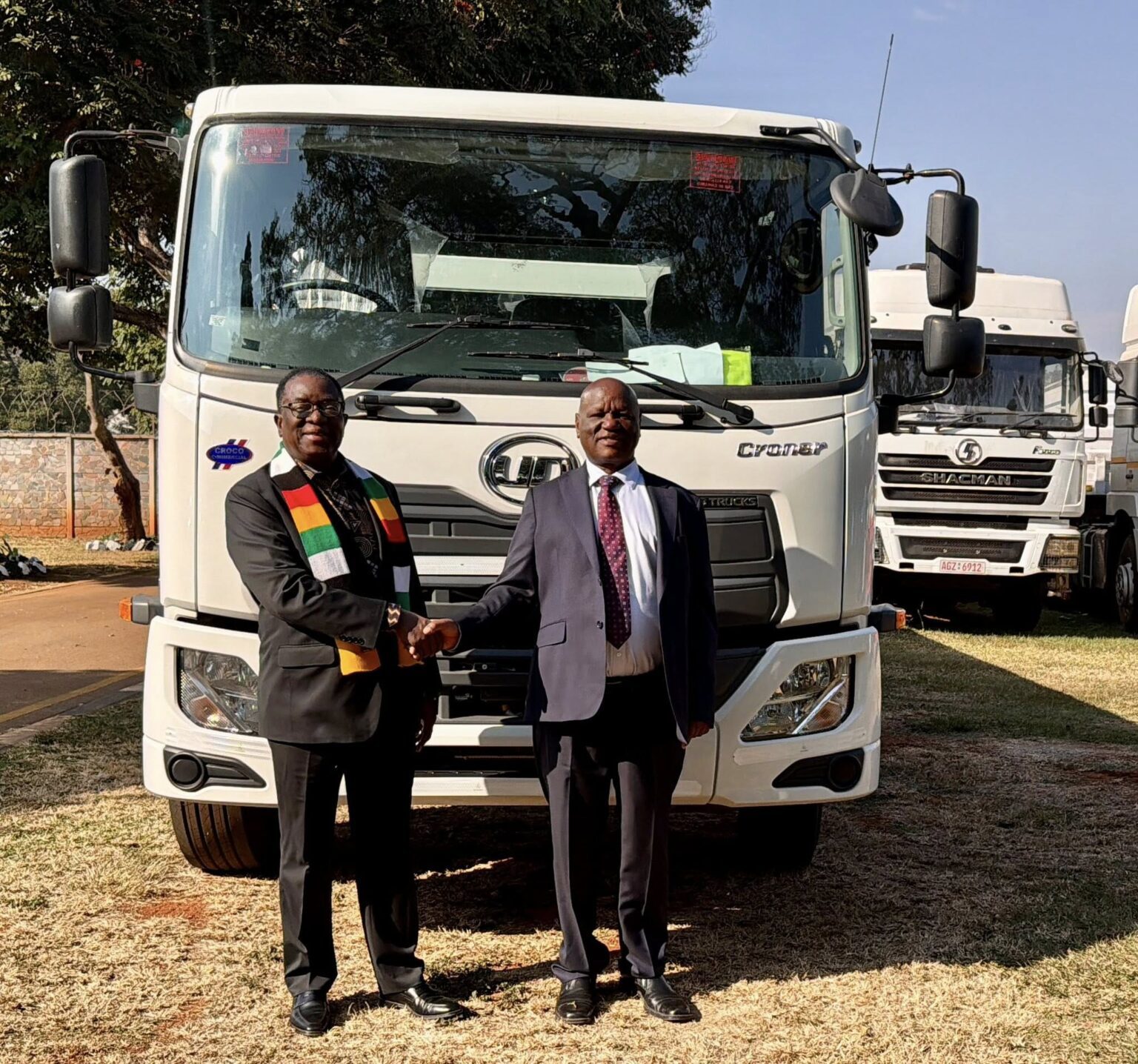Mnangagwa gifts farming equipment to Rtd Chief Justice Malaba ...